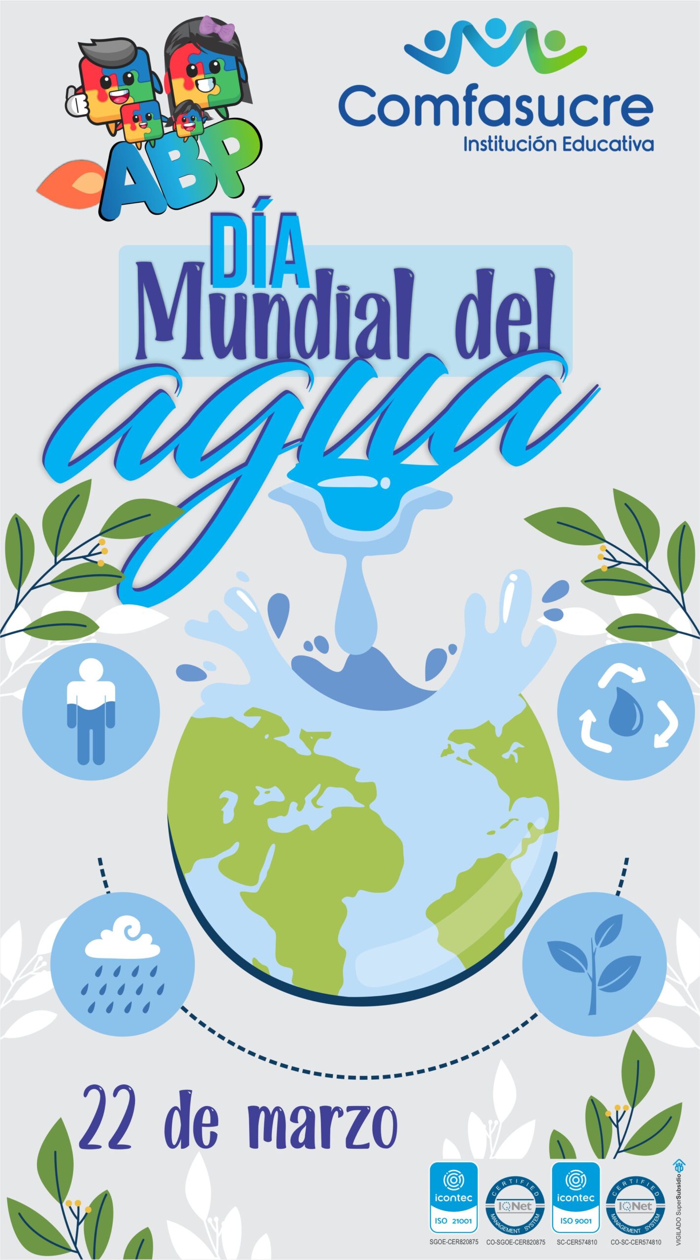 dia del agua – I.E Comfasucre